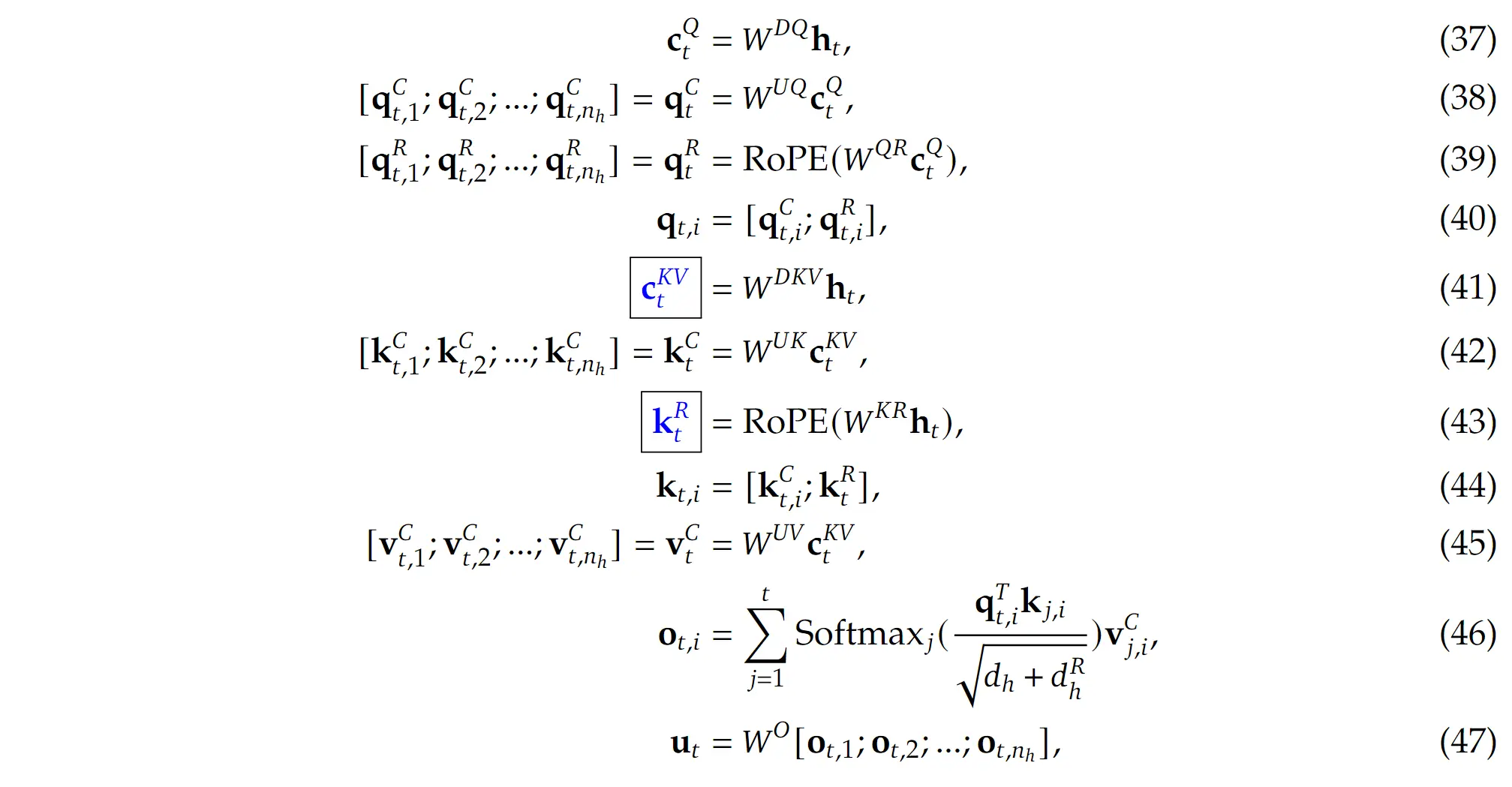 MLA(2)：从代码和公式角度理解 DeepSeek MLA 的矩阵吸收 (Projection Absorption) | chaofa用 ...